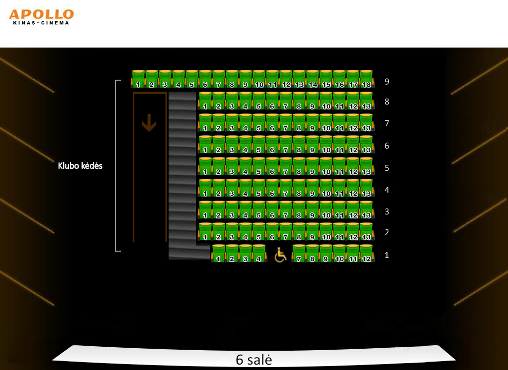 Apollo Kinas Akropolyje - Apollo Kinas